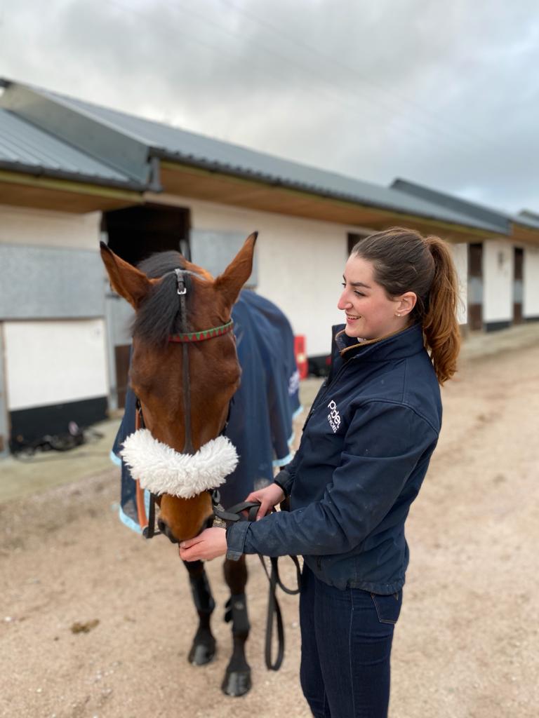MARTHA BRAE and Chloe at Exeter last week. – Warren Greatrex Racing